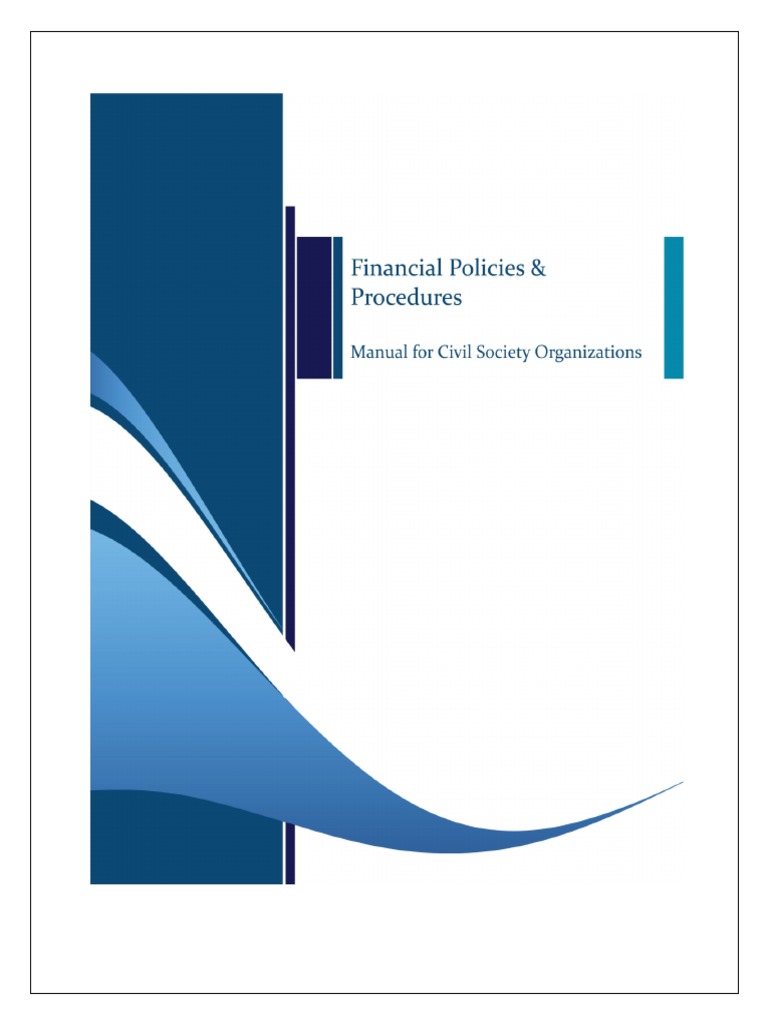 Financial Policies & Procedures Manual For CSOs | PDF | Cheque | Payments