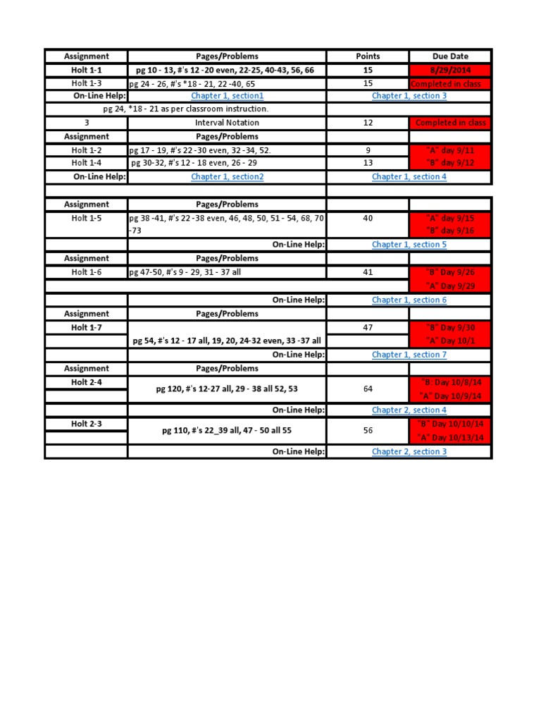 Assignments First Semester | PDF