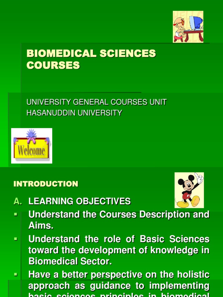 Biomedical Sciences Courses: University General Courses Unit Hasanuddin ...