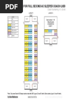 Second AC Sleeper Coach Layout | PDF | Rolling Stock | Passenger Rail ...