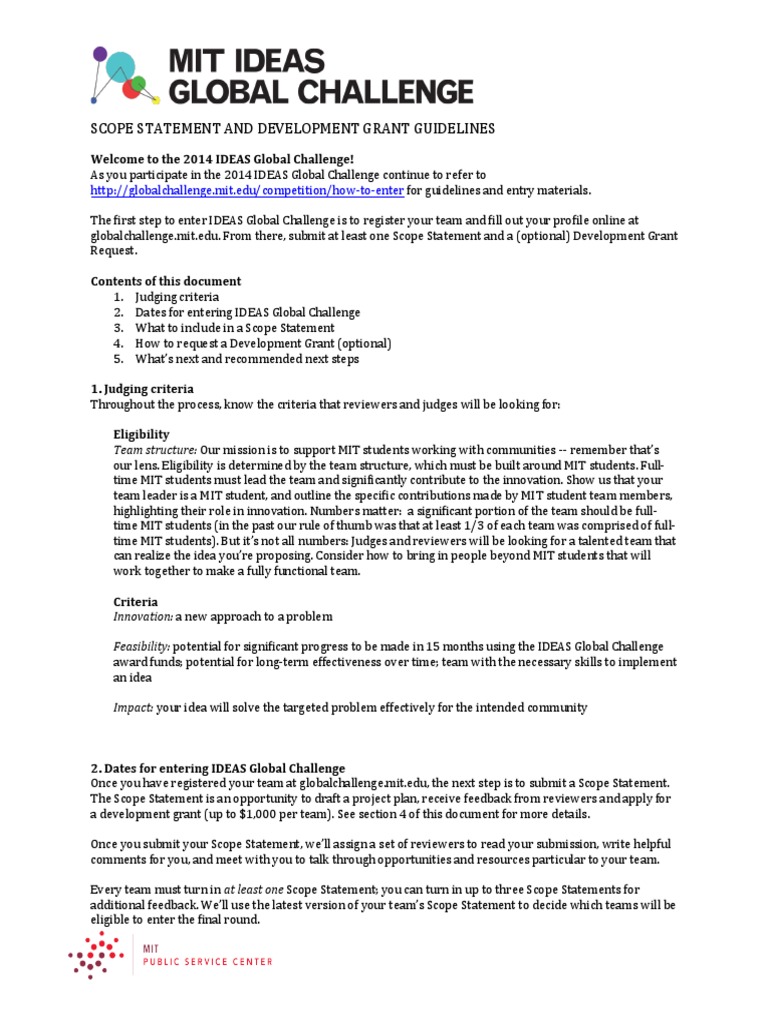 Initial Proposal Guidelines | PDF | Business