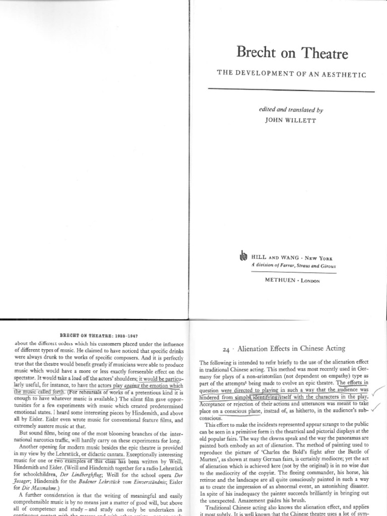 Alienation Effects in Traditional Chinese Acting: Brecht Highlights How ...