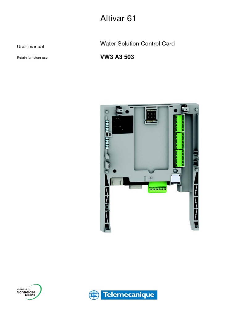 Atv61 Water Solution en v3 | PDF | Pump | Computer Terminal