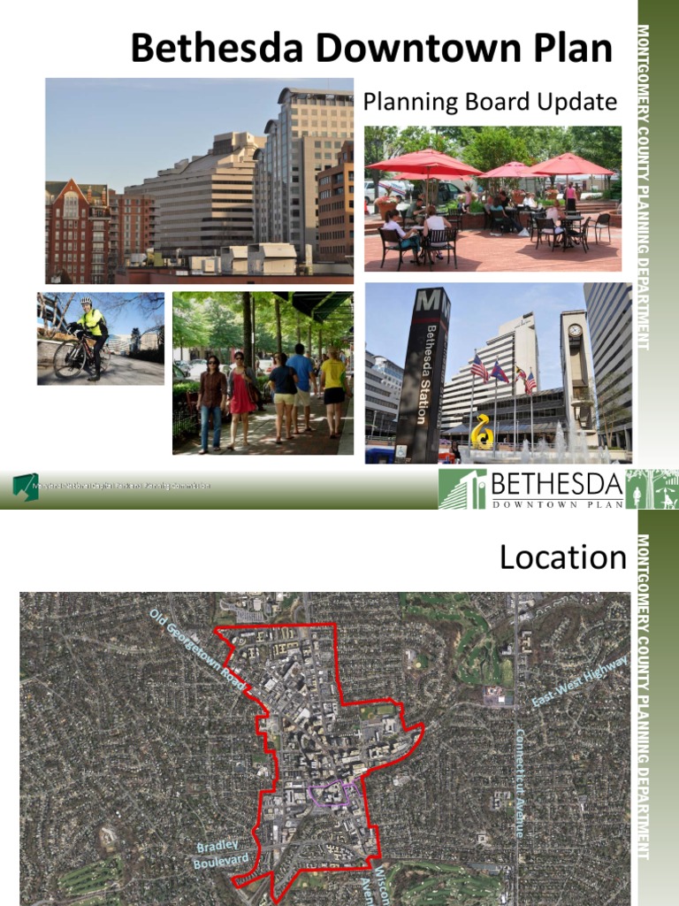 Bethesda Downtown Plan: Planning Board Update | PDF | Teaching ...
