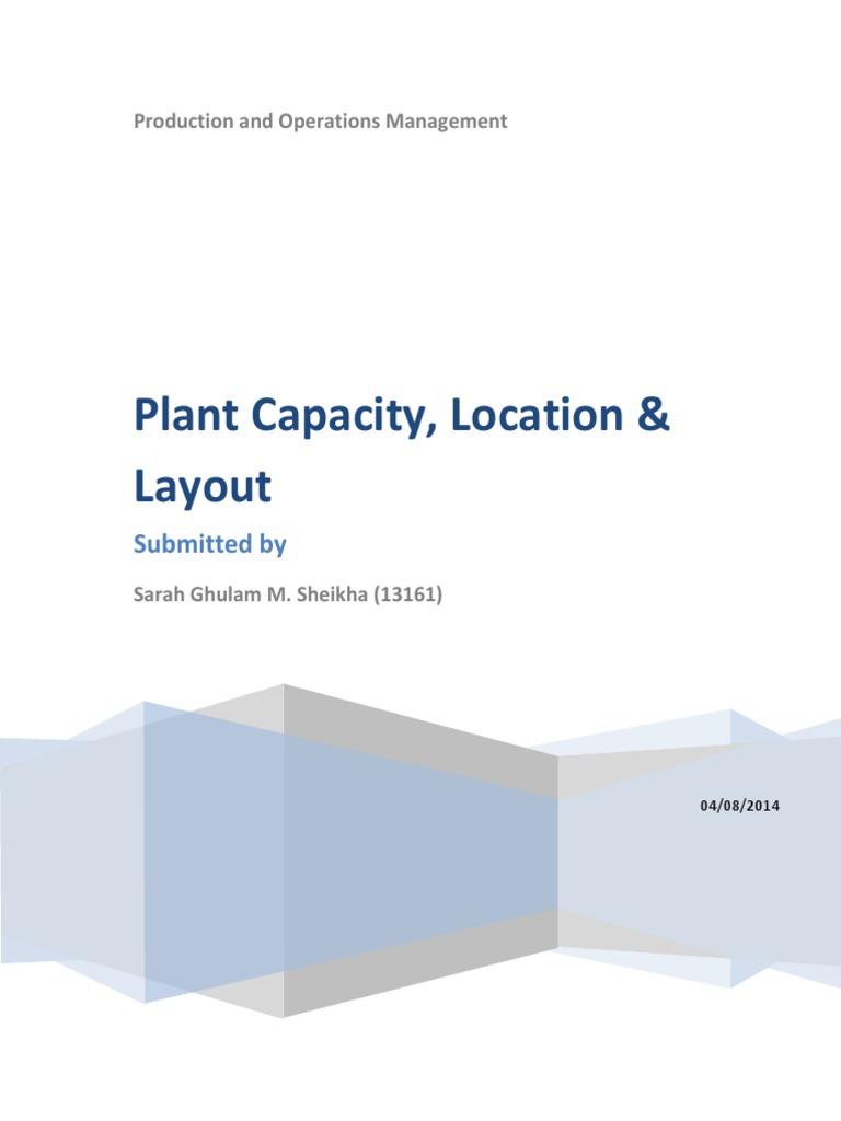 A Comprehensive Overview of Plant Layout Types Including Process ...