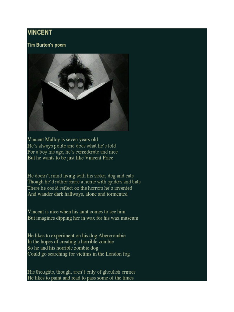 Vincent Malloy Poem | PDF | Leisure