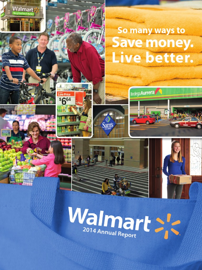 Walmart 2014 Annual Report | PDF | Walmart | Retail
