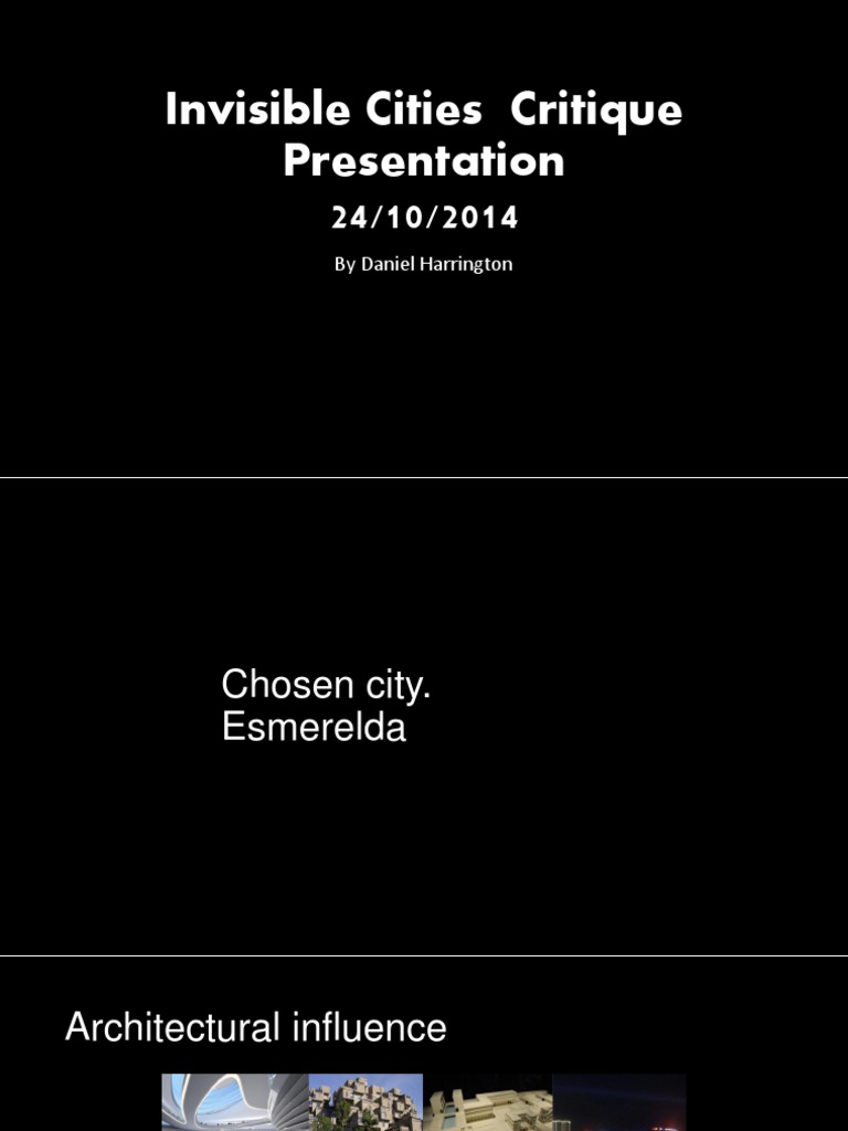 Invisble Cities Critique | PDF