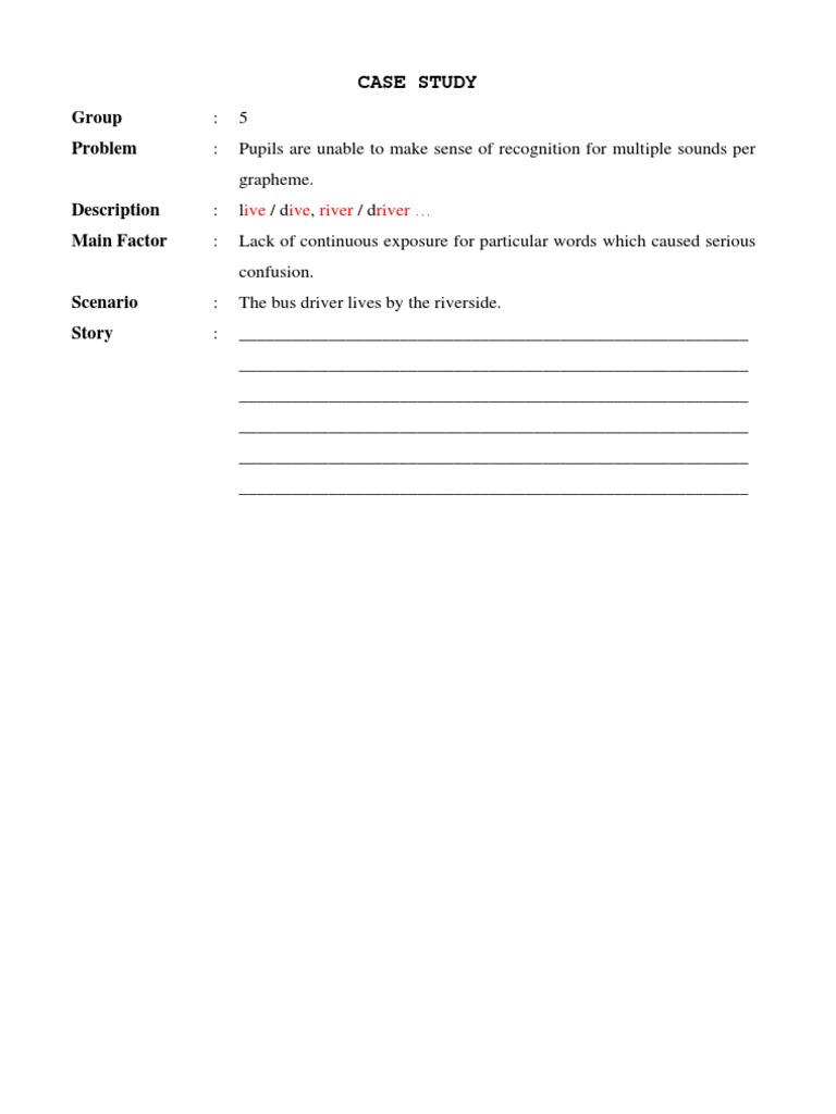 Case Study: Group Problem | PDF