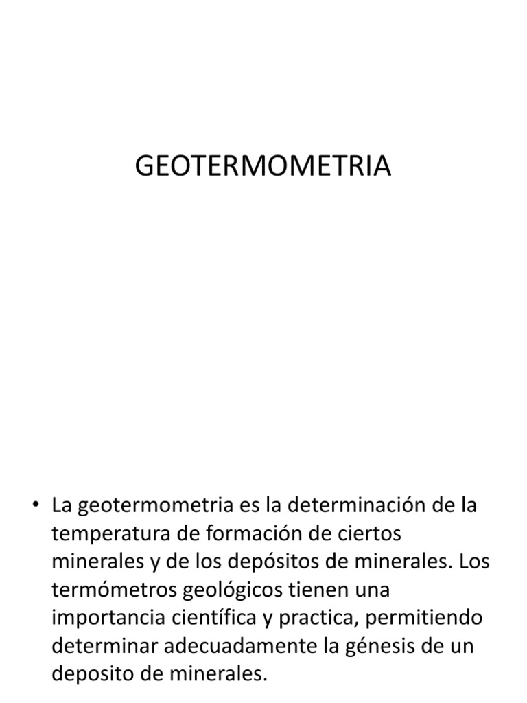 GEOTERMOMETRIA | PDF | Cuarzo | Minerales