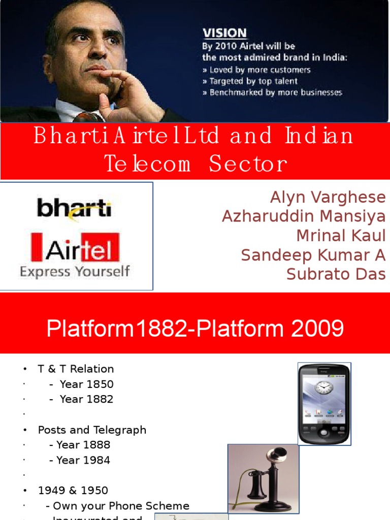 Ownership and Growth of Bharti Airtel | PDF | Telecommunications ...
