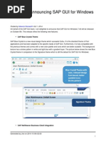 SAP GUI For Windows 7.70: Release Notes | PDF | Internet Explorer | Html