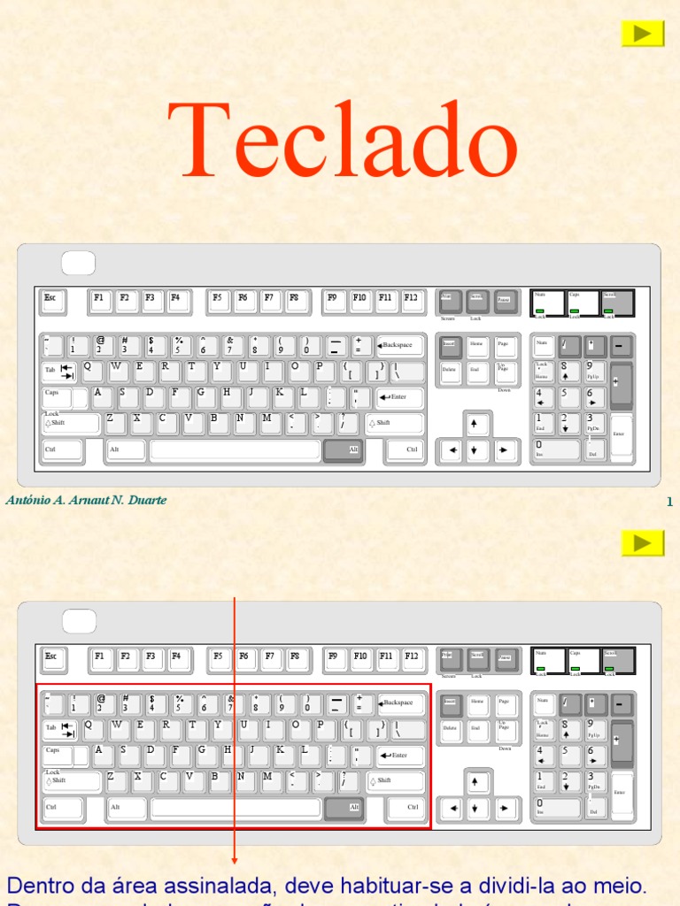teclado | Teclado de Computador | Texto