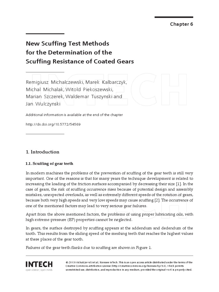 Scuffing PDF | PDF | Friction | Gear