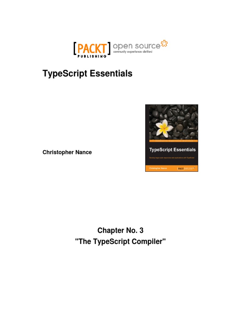 Typescript Essentials Sample Chapter Pdf Java Script Parameter Computer Programming 