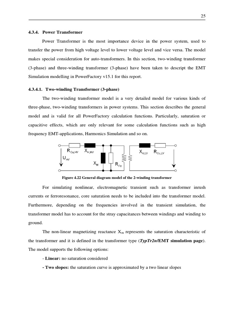 PowerFactory EMT Model3 | PDF | Transformer | Physical Quantities