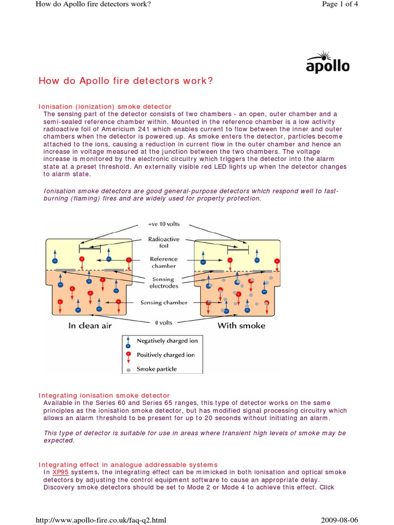 How Do Apollo Fire Detectors Work | PDF | Smoke | Infrared