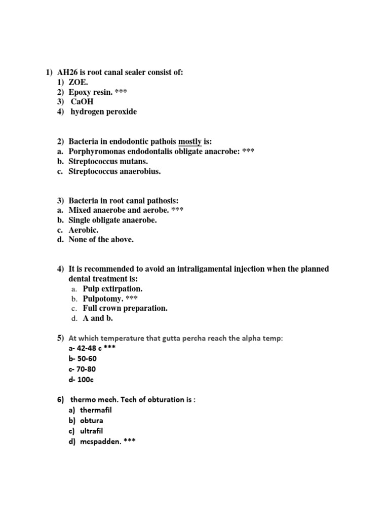 AH26 Is Root Canal Sealer Consist of | PDF | Mouth | Dentistry