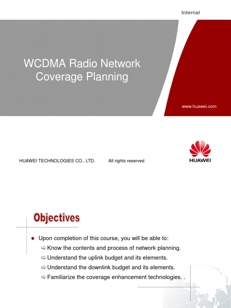 WCDMA Network Planning Guide | PDF | Antenna (Radio) | Decibel