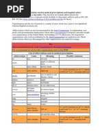 SIG Code Abbreviations | PDF | Pharmacology | Pharmacy