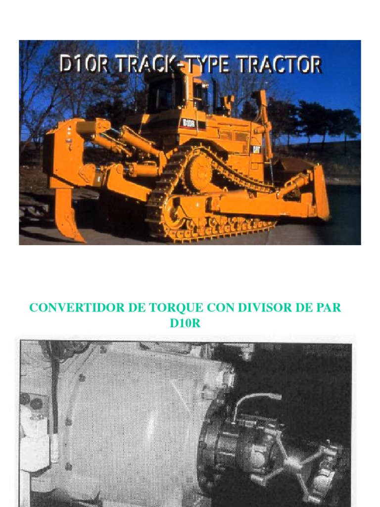 Convertidor de Torque de Tractor D10R | PDF | Transmisión (Mecánica) | Esfuerzo de torsión