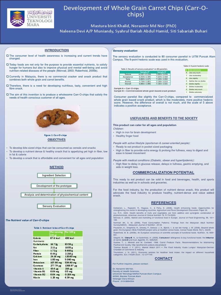 Poster Presentation Fiid Postor Iid 2 | PDF | Microsoft Word | Dietary ...