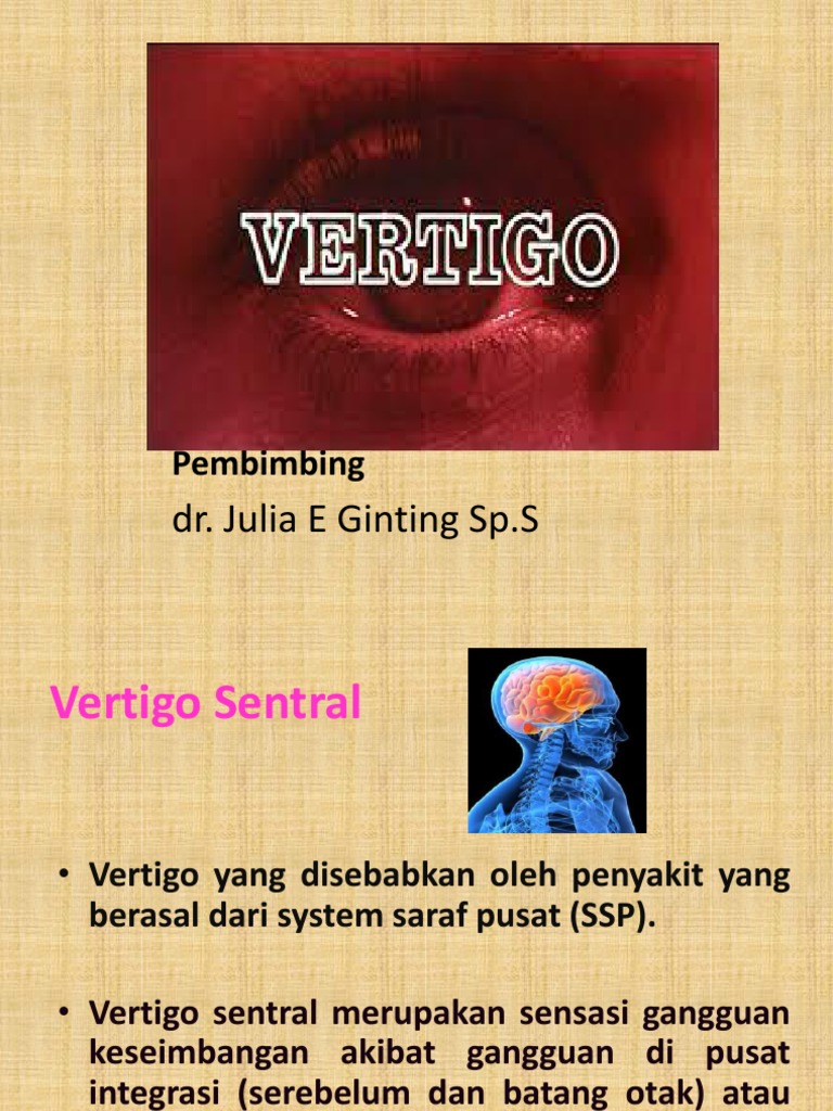 Manajemen Vertigo Sentral dan Diagnosa | PDF