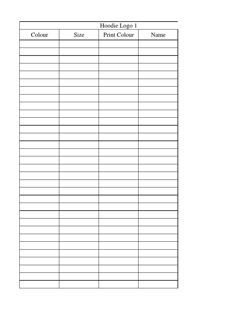 Final Order Form | PDF
