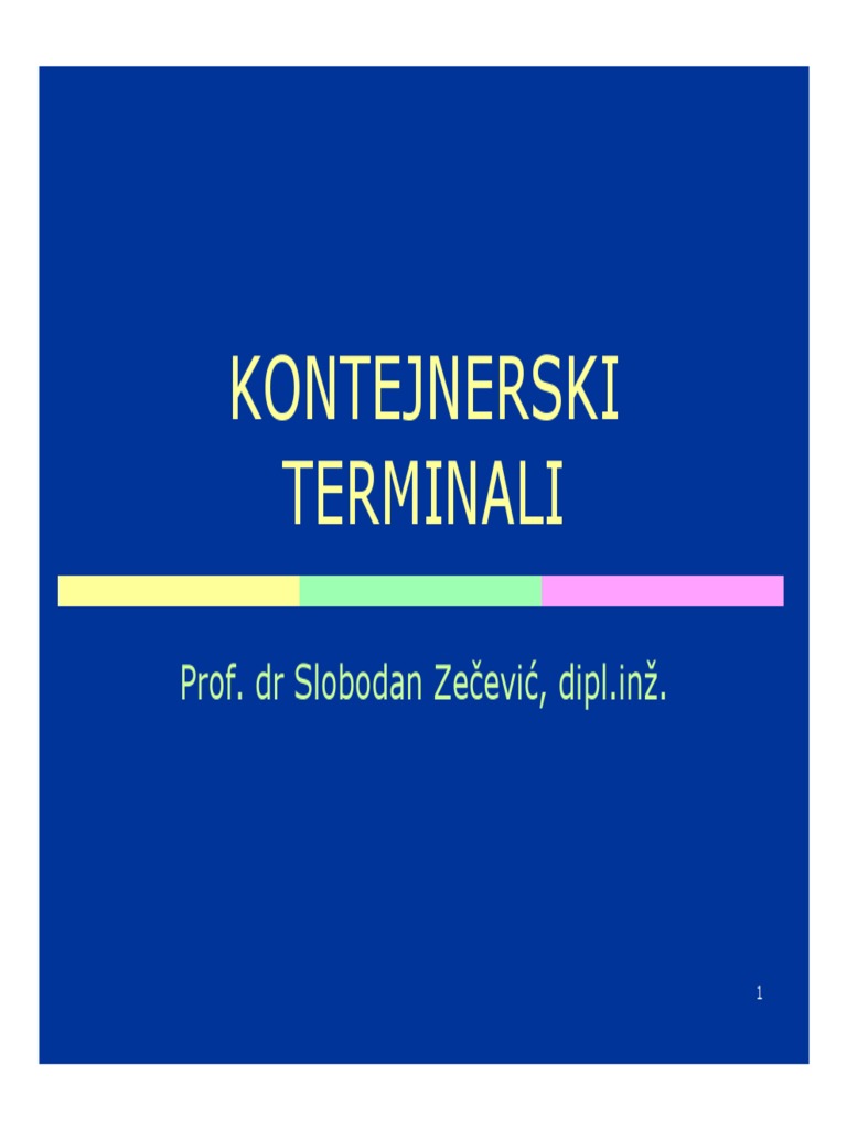 Kontejnerski Terminali | PDF