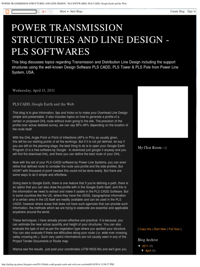 Power Transmission Structures and Line Design - Pls Softwares - Pls ...