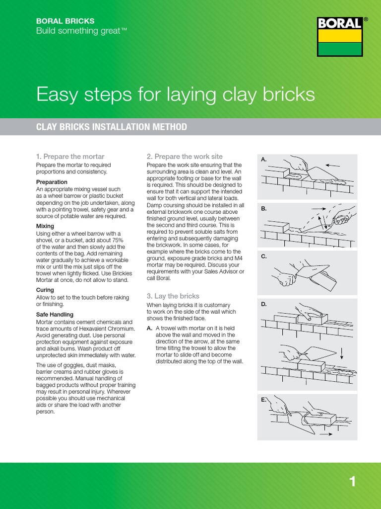 BrickInfo-1 LR | PDF | Brick | Mortar (Masonry)