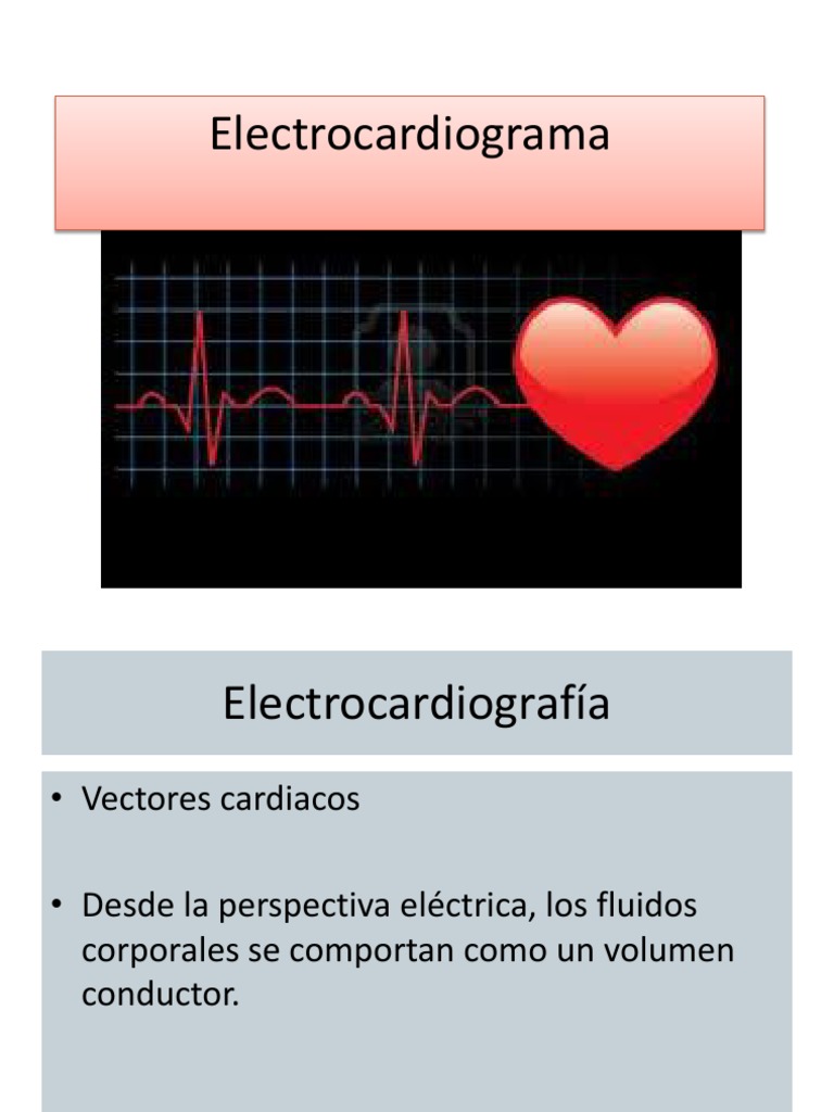 Electrocardiograma (1).ppt | Electrocardiografia | Fisiología ...