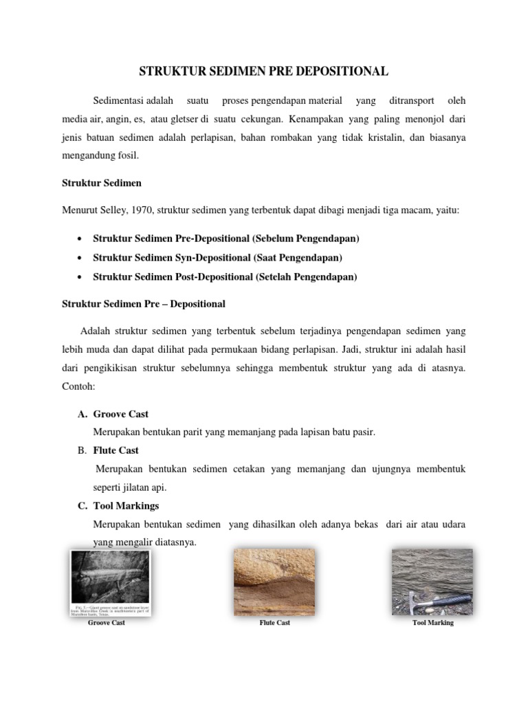Struktur Sedimen Pre - Depositional | PDF