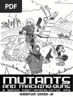 Gamma World Character Creation Charts | PDF | Equipment | Weaponry