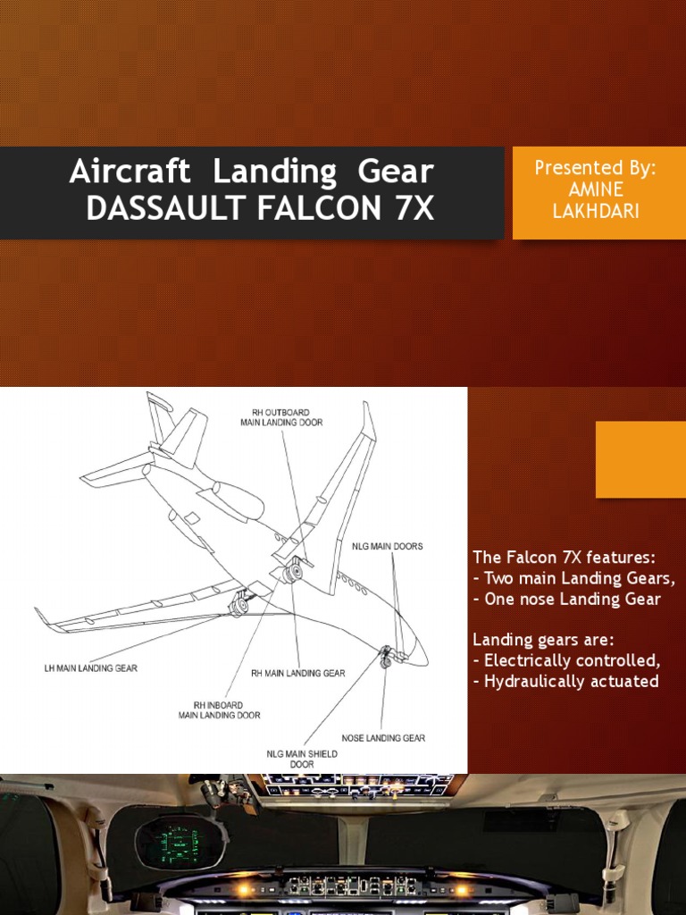 Aircraft Landing Gear DASSAULT FALCON 7X | PDF | Landing Gear | Brake