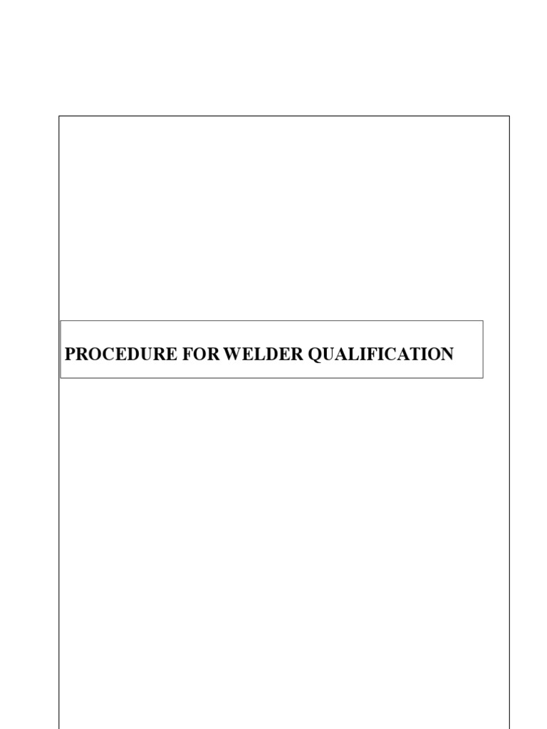 Procedure For WQT | PDF | Electric Heating | Welding