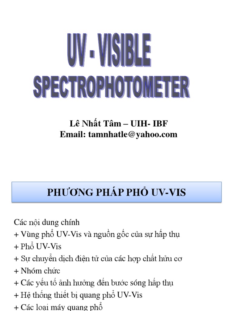 PH UV-VIS | PDF