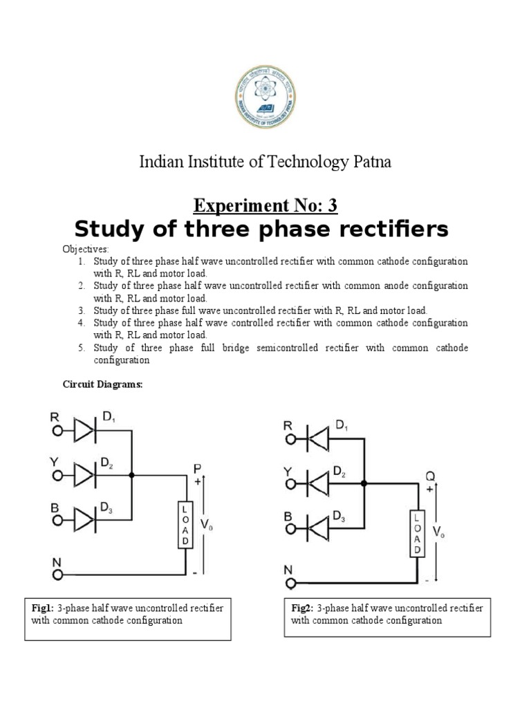 Exp3 Three Phase Rectifier | PDF | Rectifier | Amplifier