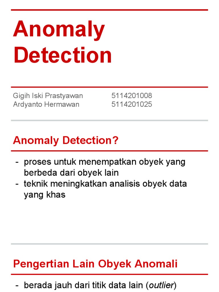 Data Mining - Anomaly Detection | PDF