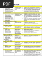 Shock Comparison Chart | PDF | Shock (Circulatory) | Heart