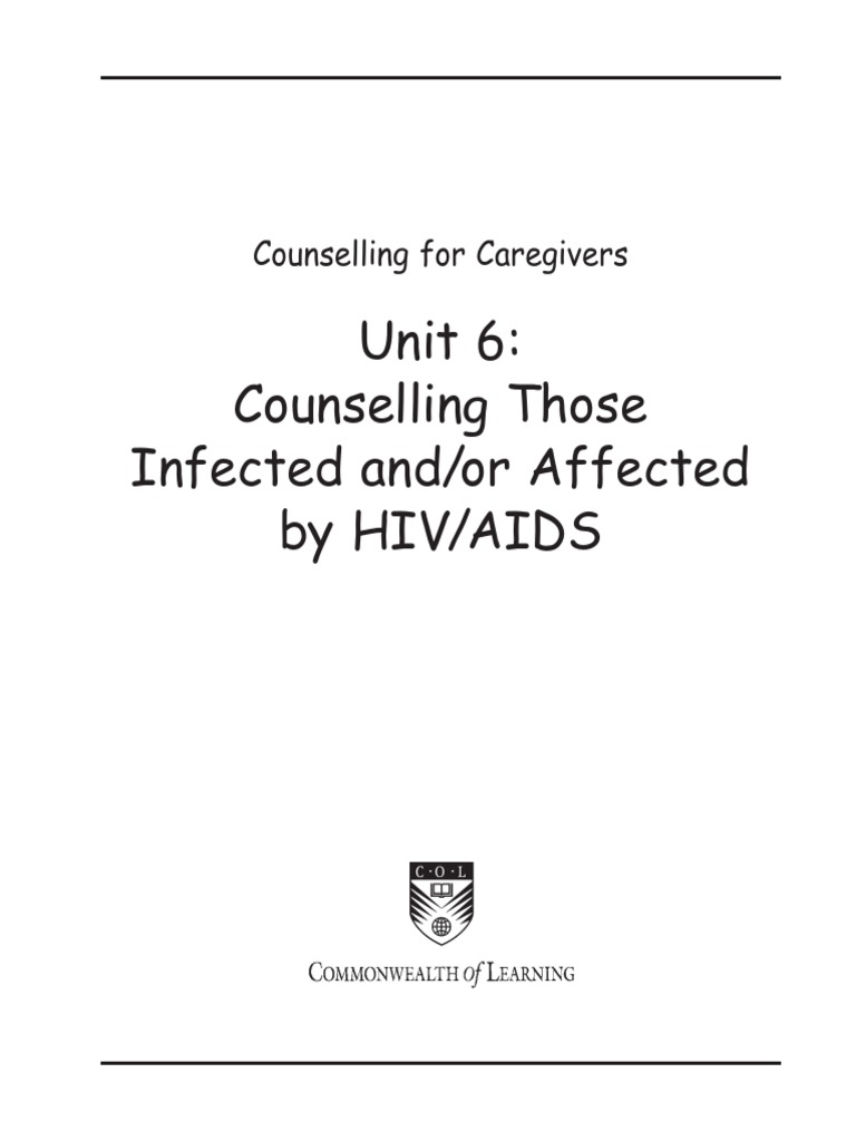 Counseling HIV AIDS | PDF | Self-Improvement