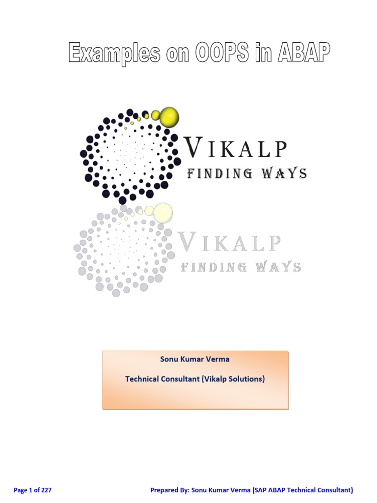 A Comprehensive Guide to Using Classes and Objects in ABAP Programming ... A Comprehensive Guide to Using Classes and Objects in ABAP Programming ...