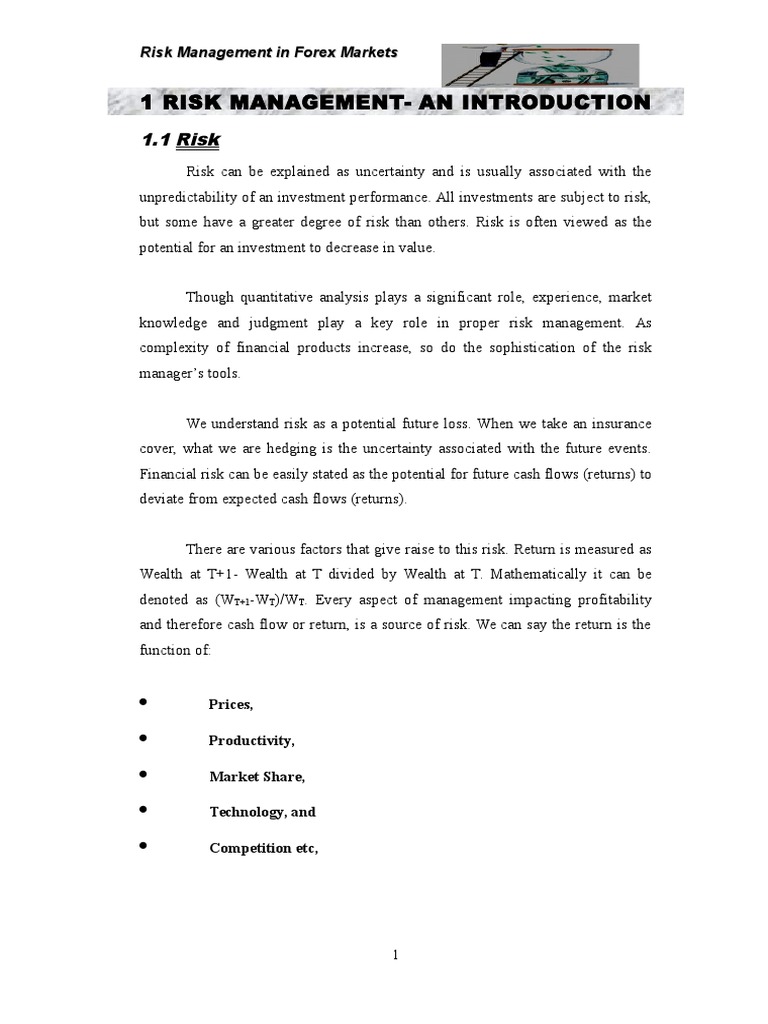 Forex Risk Management | PDF | Foreign Exchange Market | Exchange Rate