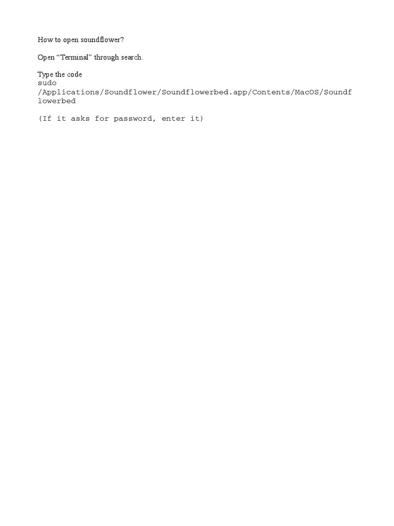 Soundflower Setup Guide for Mac Users | PDF