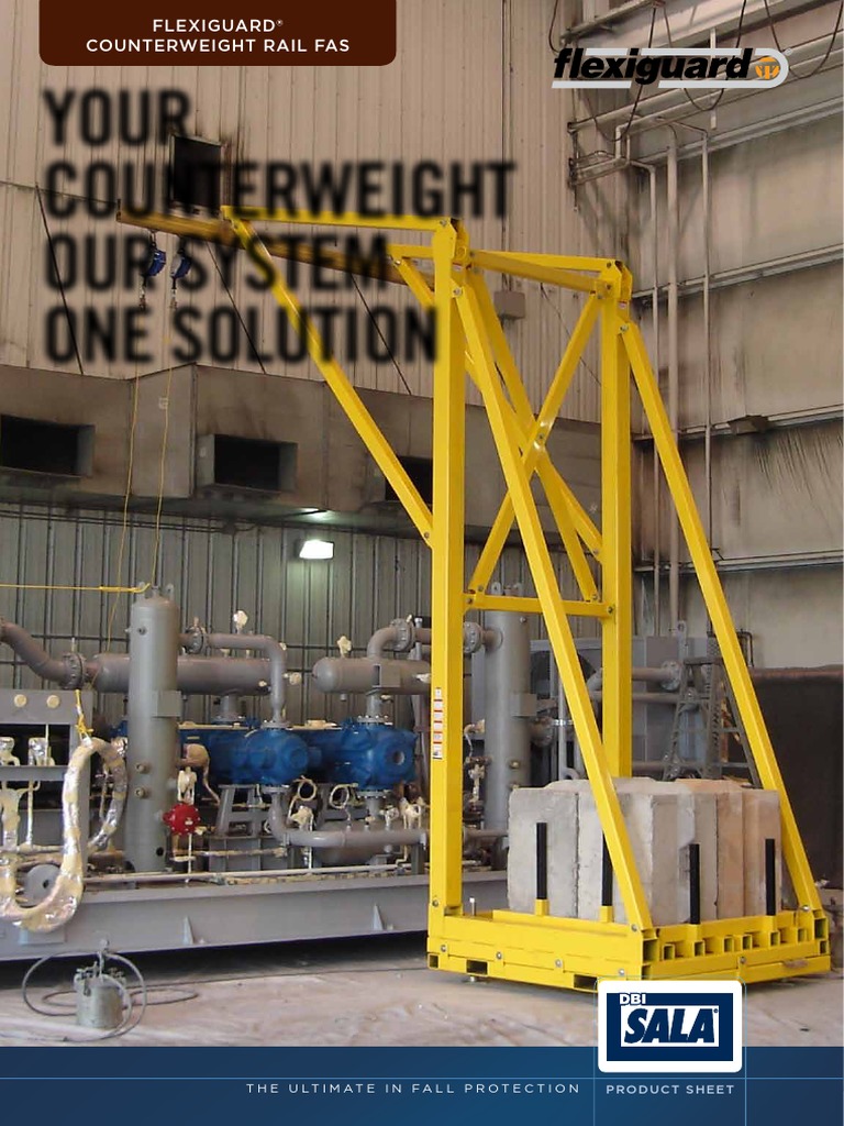 FlexiGuard Counterweight Rail Fall Arrest System (FAS) Product ...