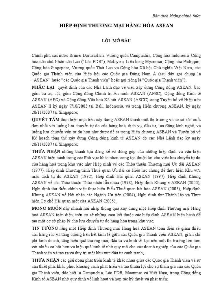 Hiep Dinh ATIGA | PDF