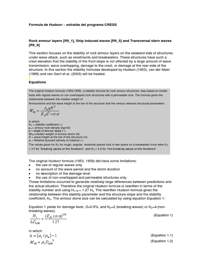 Formula de Hudson | PDF | Waves | Physics