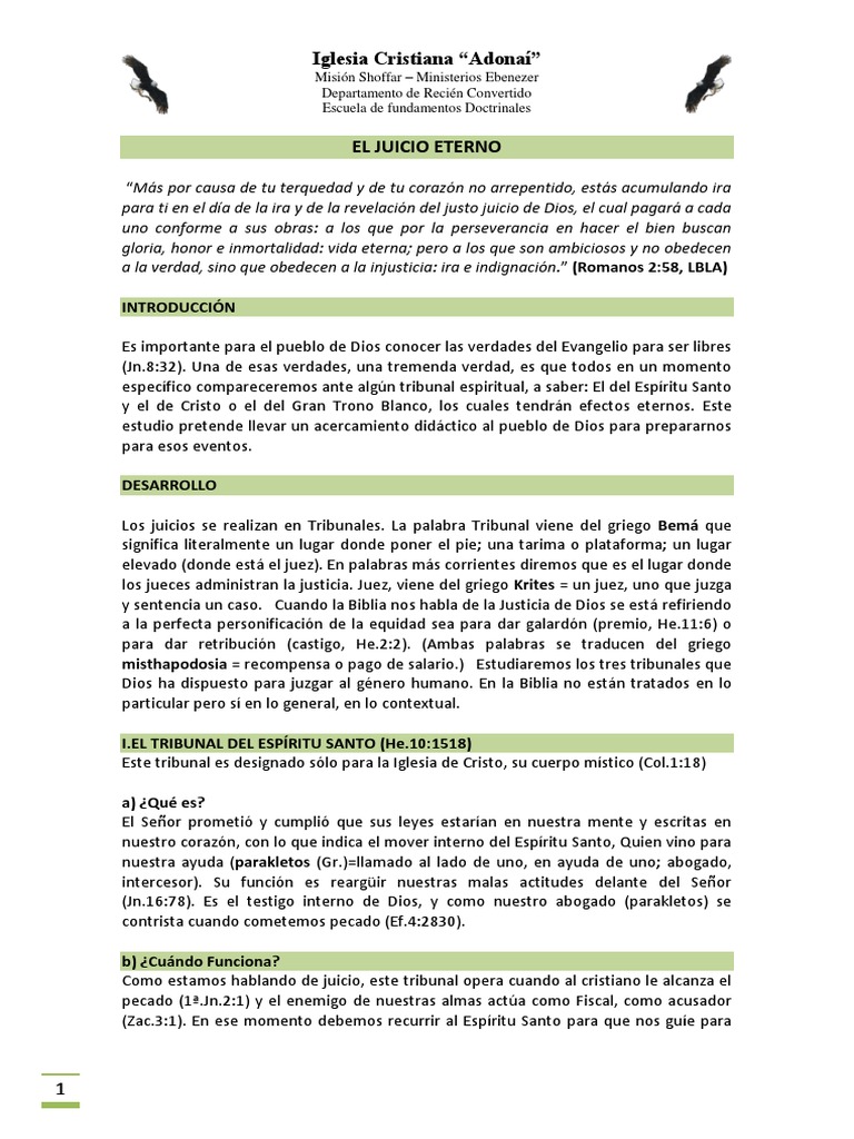 El Juicio Eterno | PDF