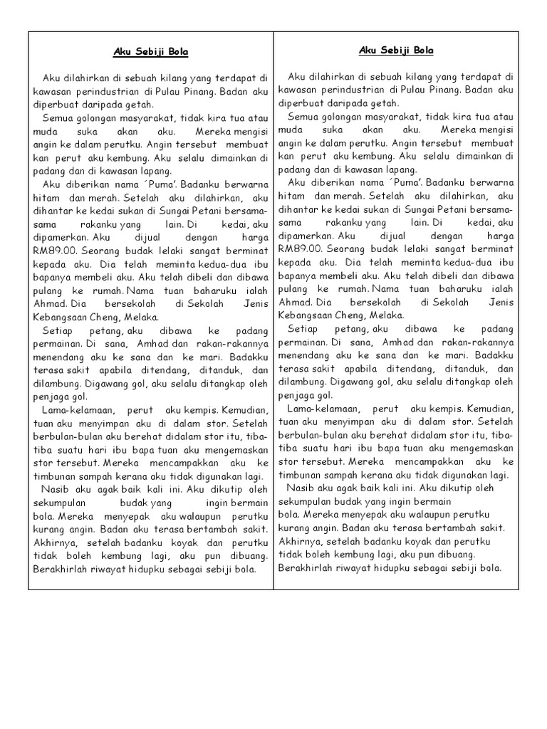 Aku Sebiji Bola