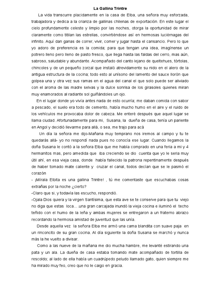 La Gallina Trintre | PDF